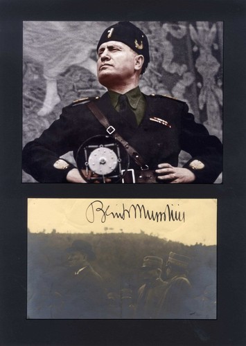 Benito Mussolini Autograph | eBay