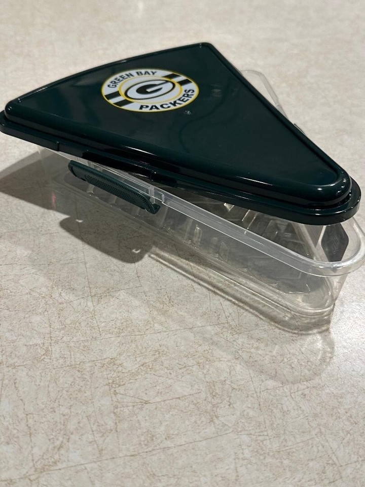 New Green Bay Packers Official NFL Pizza Slice keeper box leftover ...