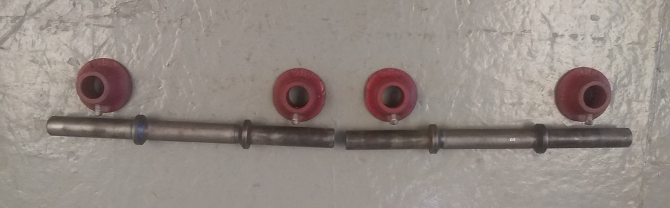 Vintage 1" Milo Barbell adjustable dumbbell pair with handles and Milo ...