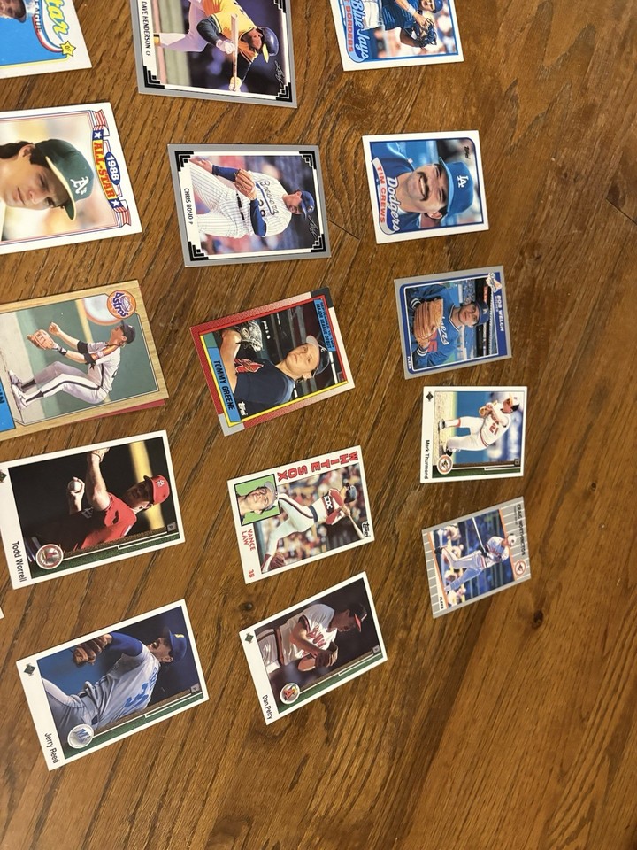 Antique Baseball Card Collection Ken Griffey Jr Darryl Strawberry Mike ...
