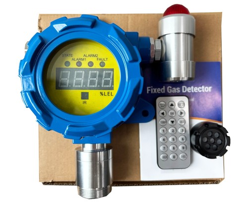 CH4 Detector Fixed Methane Gas Detector with 0-100%LEL Sound and Light ...