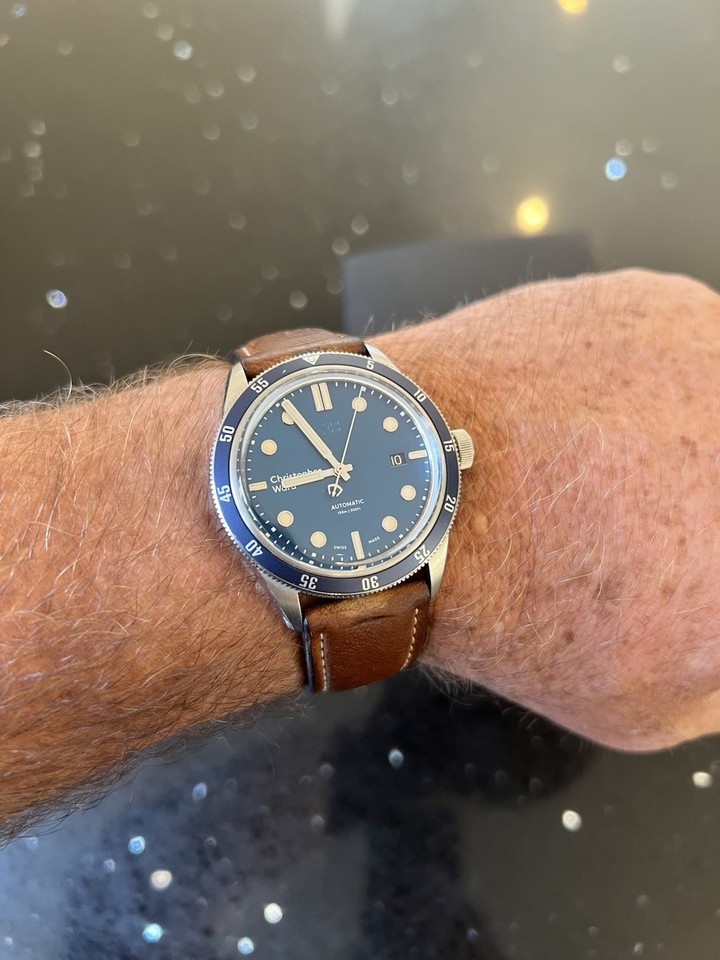 Christopher Ward C65 Trident Diver 41mm Blue Automatic Watch | eBay