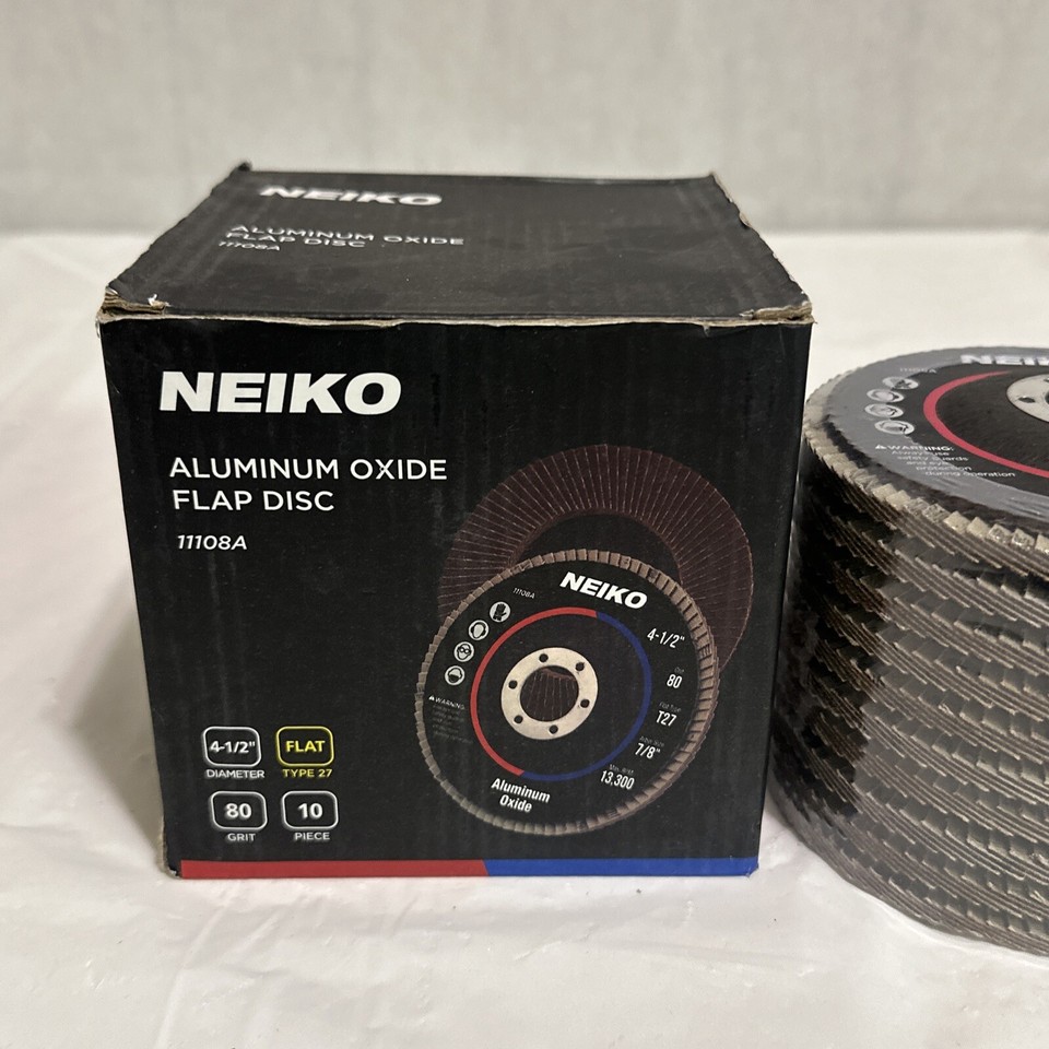 10 Pcs Flap Discs 80 Grit 4 1/2 Grinding Wheel Flapper Wheel Wood Metal ...