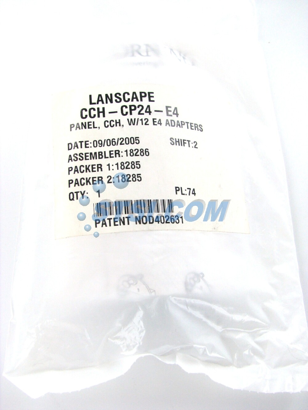 Corning CCH-CP24-E4 Patch Panel, 12 LC Duplex 10Gig Aqua OM3/OM4 ...