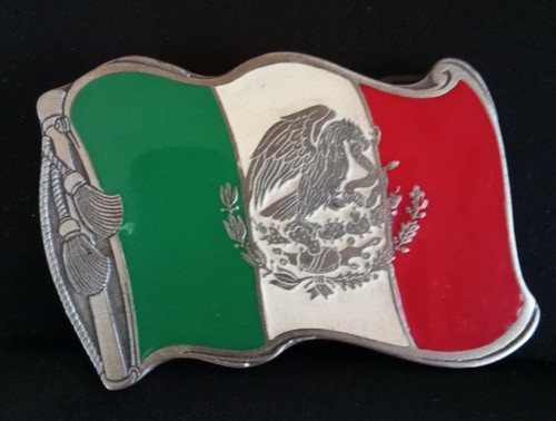 Mexican Flag Belt Buckle | eBay