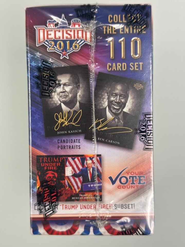 2016 Decision Political Trading Cards Sealed Box | eBay