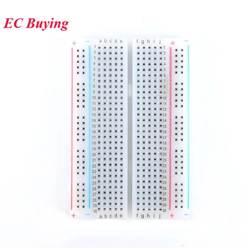 400 holes Points Solderless 8.5CM x 5.5CM PCB Breadboard Test ...