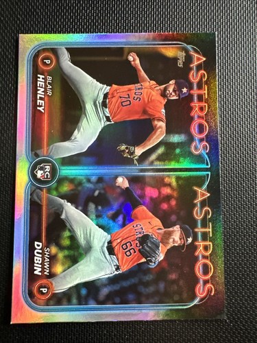 2024 Topps Update Rookie Combos Rainbow Foil Blair Henley & Shawn Dubin ...
