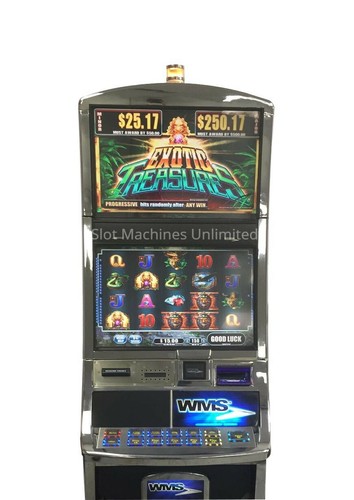 WMS WILLIAMS BLUEBIRD 2 VIDEO SLOT MACHINE "Exotic Treasures" | eBay
