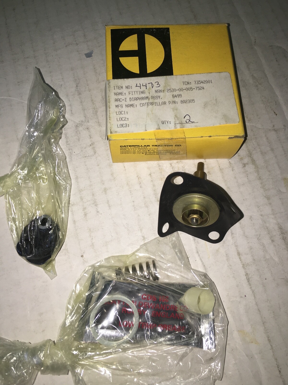 CAT Governor Repair Kit Pt# 8A-2305 CATERPILLAR for 2P9615 ...