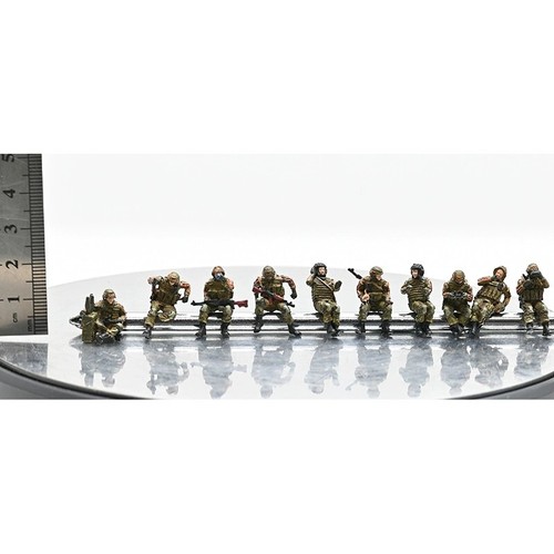 1/72 Russian"VDV Elite Unit Sitting posture" 10 man group ...