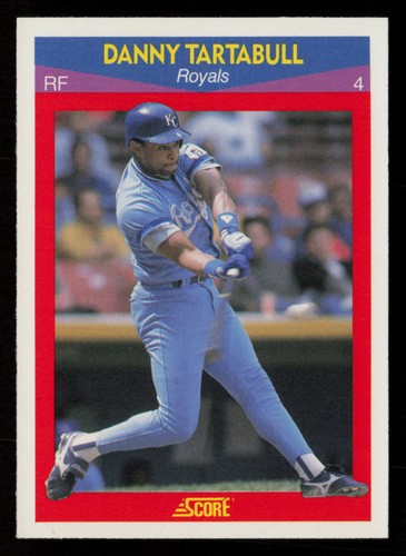 1990 Score 100 Superstars Danny Tartabull #72 Kansas City Royals ...