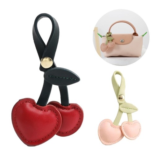 Creative Design Cherry Car Key Chain 3D Peach Heart Bag Pendant | eBay ...
