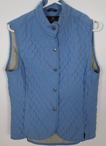 Womens Barbour Quilted Light Blue Gilet Size 10 | eBay