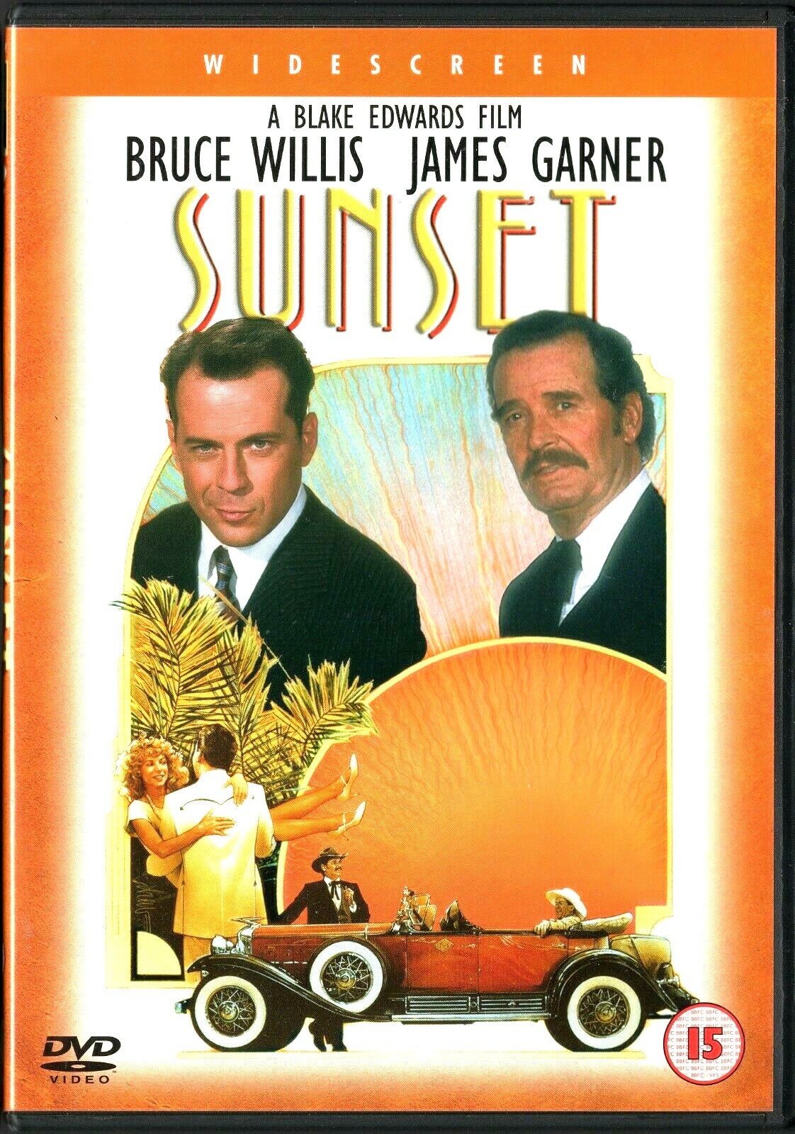 Sunset (DVD) (1988) Bruce Willis, James Garner (Blake Edwards) (RARE ...