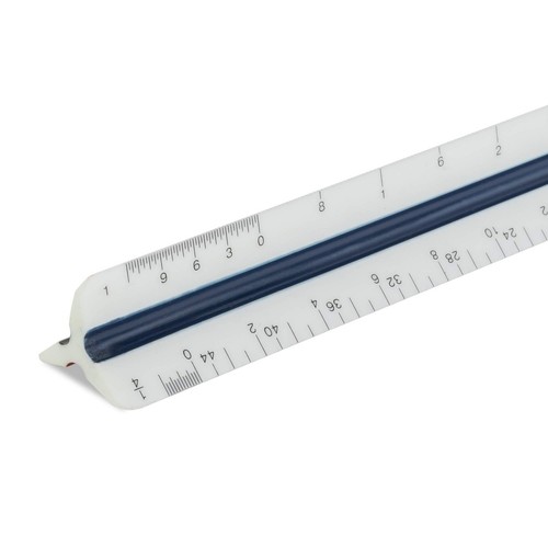 Pacific Arc Architectural Scale Ruler, 6" Scale Ruler for Architectural ...