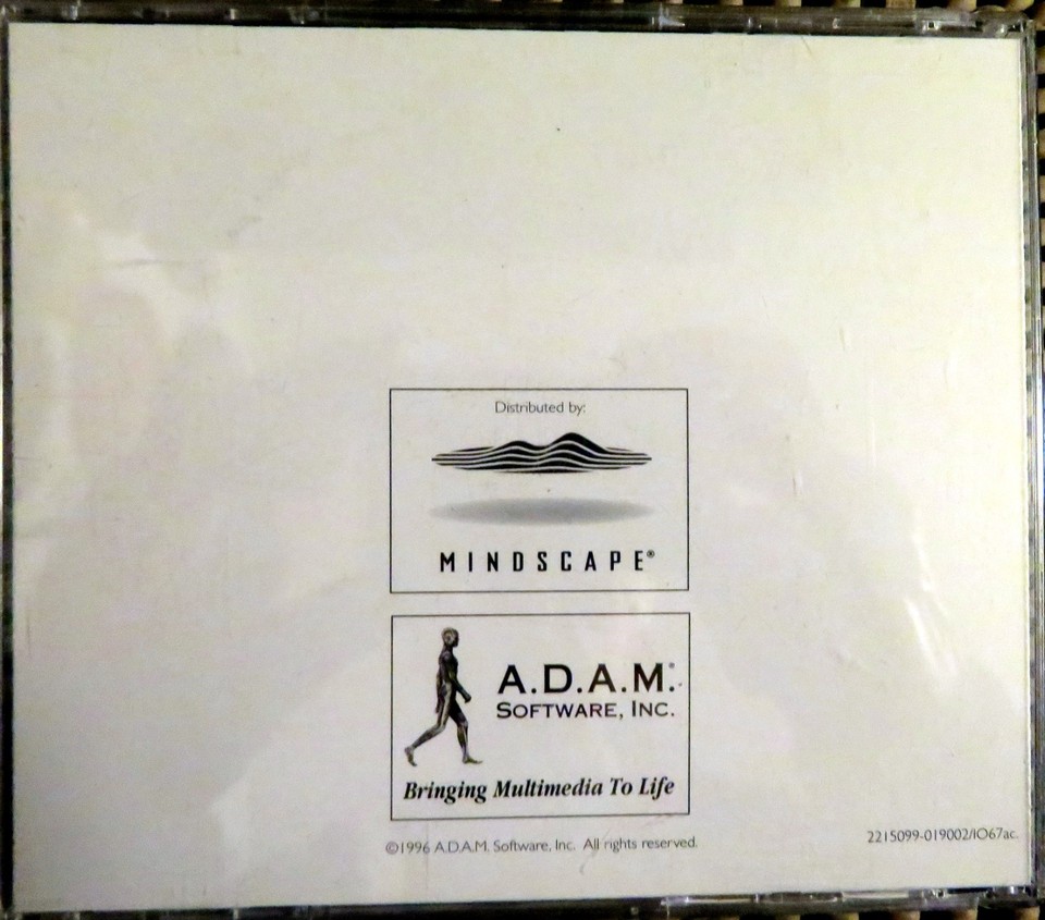 ADAM Software Vers. 1.0 MAC OS - 9 Month Miracle - CD-ROM, 1996 | eBay