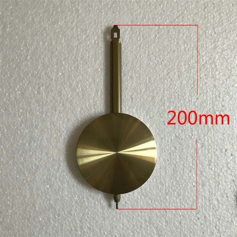 Traditional Aluminum Gold Clock Pendulum Movement DIY Replacement Part ...