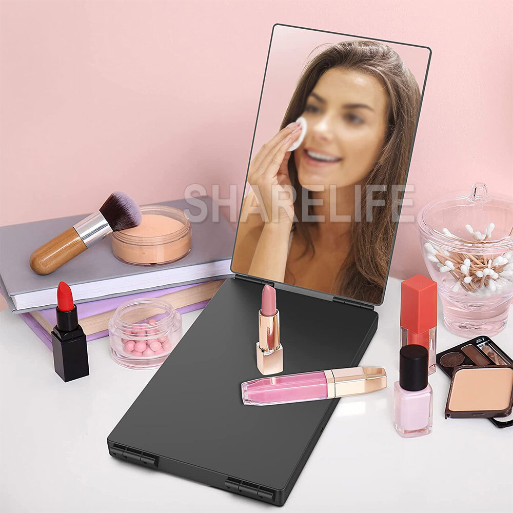 3 Way Tri-fold Makeup Mirror Hair Cutting Self Haircut Styling Beauty ...