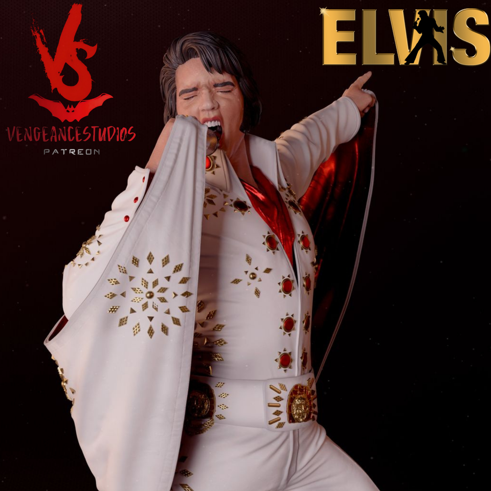 ELVIS Unpainted Unassembled 3D printed Resin Model Kit GK2 | eBay