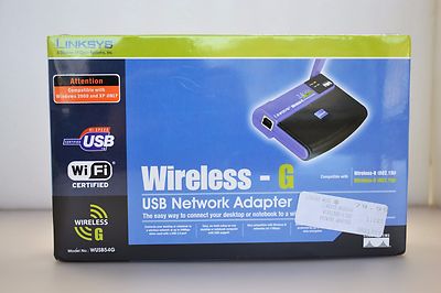 Cisco Linksys WUSB54g Wireless Network 802.11g/b USB Wifi Adapter [ NEW ...