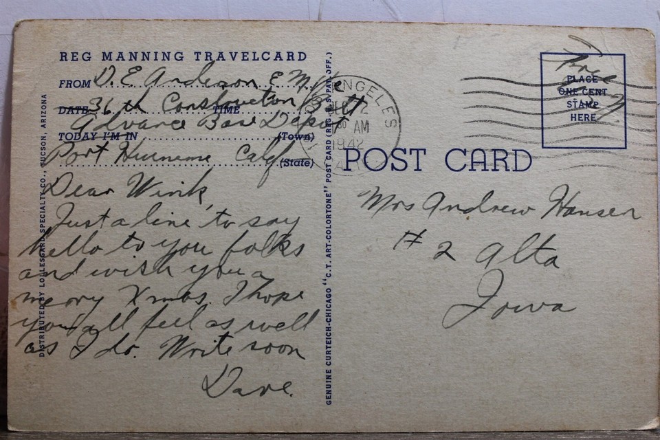 Comic Cartoon Puncher Judy Cowboy Chaps Postcard Old Vintage Card View ...