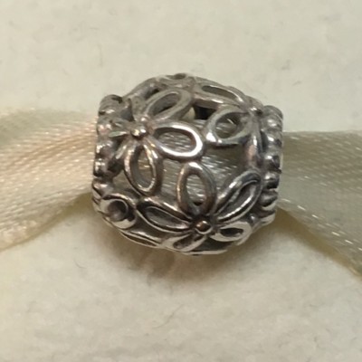 New Genuine Pandora Silver Charm Wildflower Walk 790890 | eBay