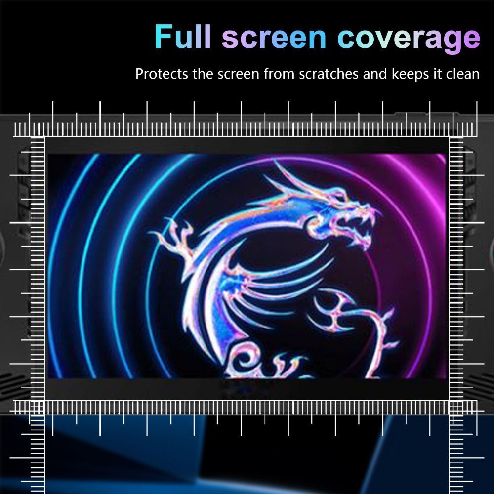 2pcs Handheld Console Screen Protector Protective Film for MSI Claw A1M ...