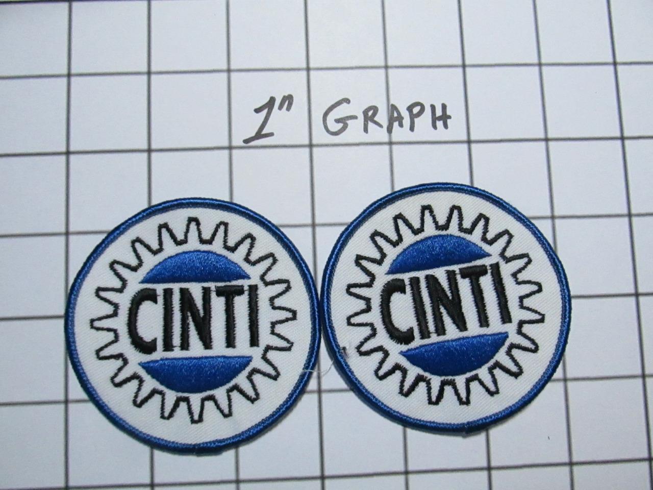 Pair Vintage Company Logo Patches - "Cinti" - NOS Mint | eBay