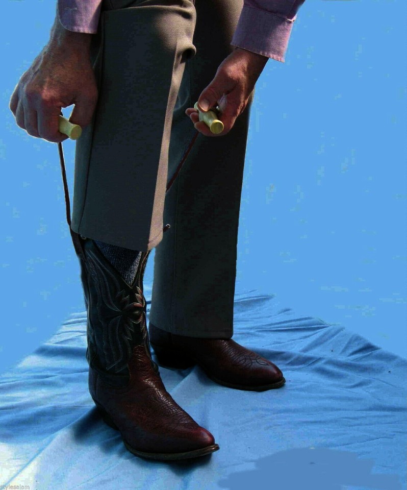 Boot Hooks Pulls for Western Cowboy Tug Handles 8" Long handle Version ...