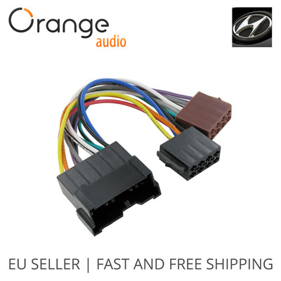 Wiring Lead Harness Adapter for Hyundai Atos 2001- ISO stereo plug ...
