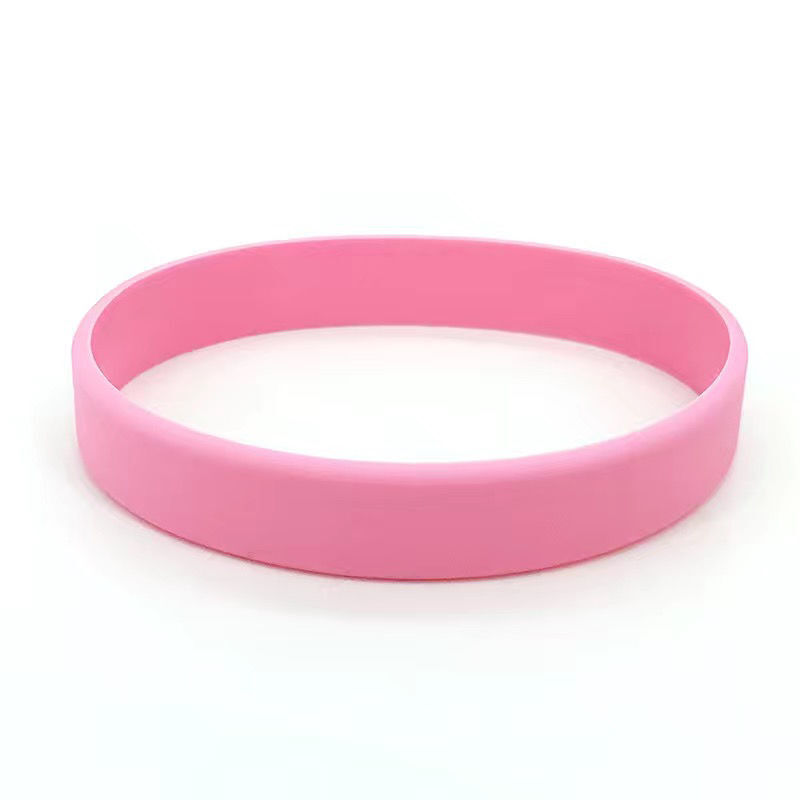 12 Silicone Wristbands Blank NEW Rubber Wrist Bands Bracelets Free ...