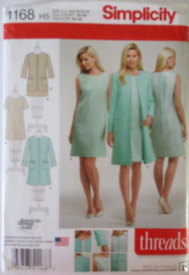 Simplicity Sewing Pattern #1168, Sizes 6-8-10-12-14, Misses' Jacket ...