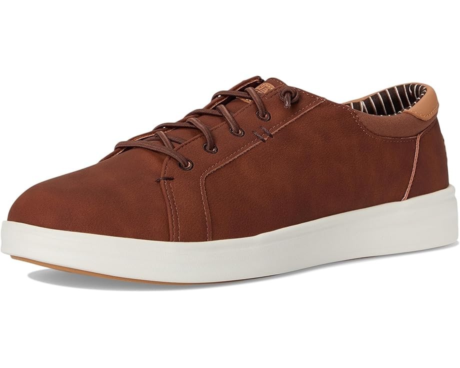 Hey Dude Men's Paul Pro Classic, Cognac, Medium Width, Canvas Upper ...