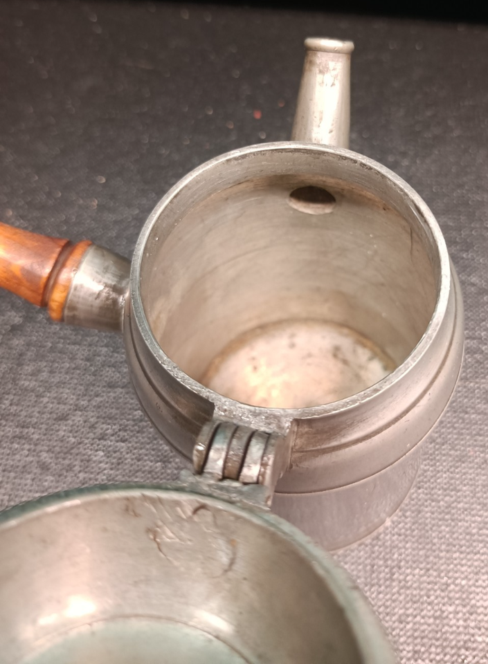 Nicest Pewter German Chocolate or Cocoa Pot 1823 A+ | eBay