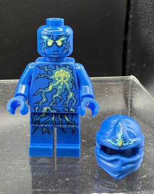 Rare Lego Ninjago Blue NRG Jay Mini-Figure Minifigure & Helmet From Set ...