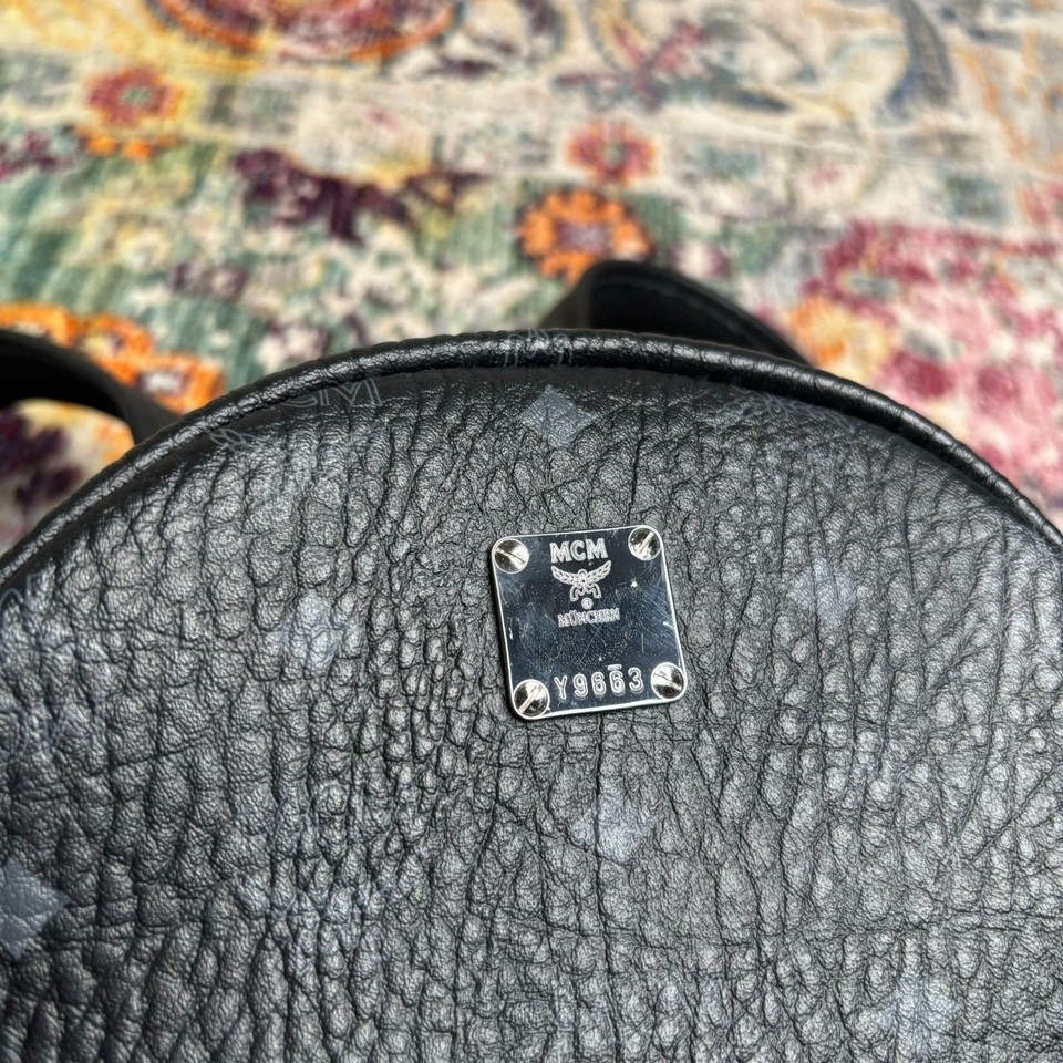 MCM Stark Side Studs Visetos Backpack | eBay