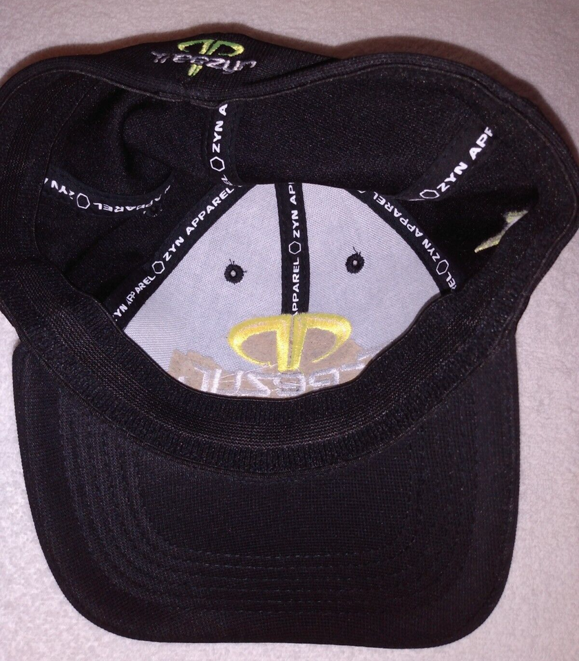 Treezyn Baseball Cap Hat Black/Yellow Logos by Zyn Apparel | eBay