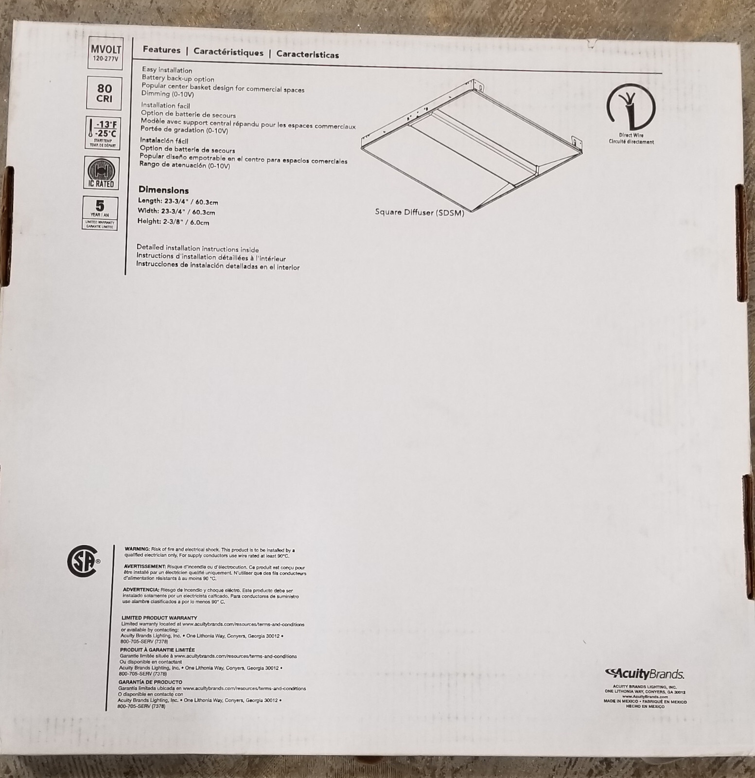 Lithonia Lighting Installation Manual | Shelly Lighting