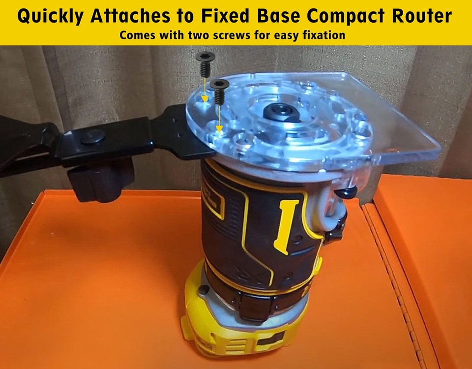 Router Edge Guide for Fixed Base Compact Router DNP618 Straight Edge ...