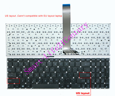 New For Asus K56 K56C K56CA K56CB K56CM S56 A56 series US Keyboard ...
