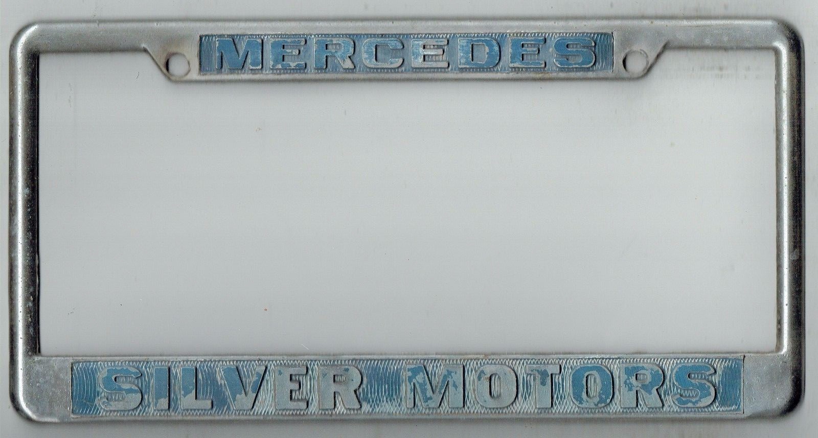 RARE Van Nuys California Silver Motors Vintage Mercedes Benz License ...