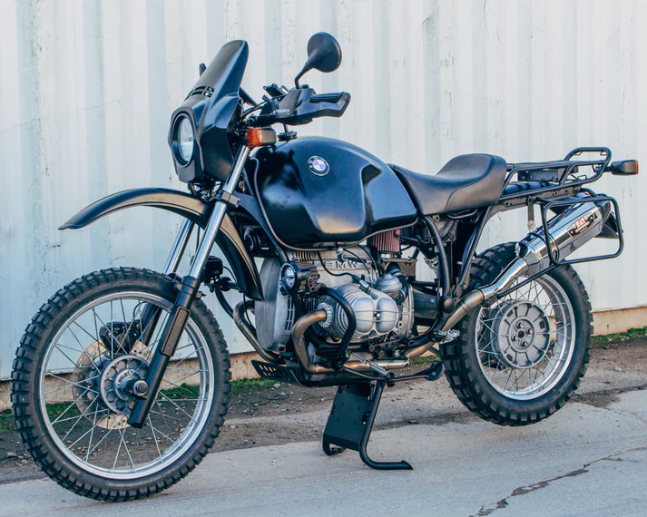 BMW Airhead R80GS R100GS Custom Exhaust | eBay