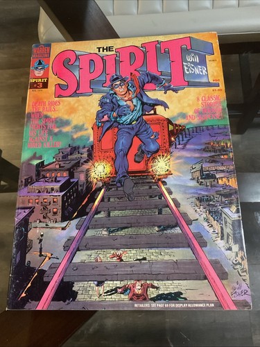 Vintage The Spirit #3 (Warren Magazine 1974) VF Will Eisner B&W | eBay