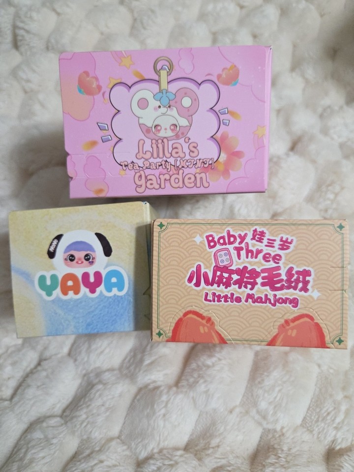 POPMART - Yaya, Lila's Garden Party and Little Mahjong BLIND BOX LOT | eBay