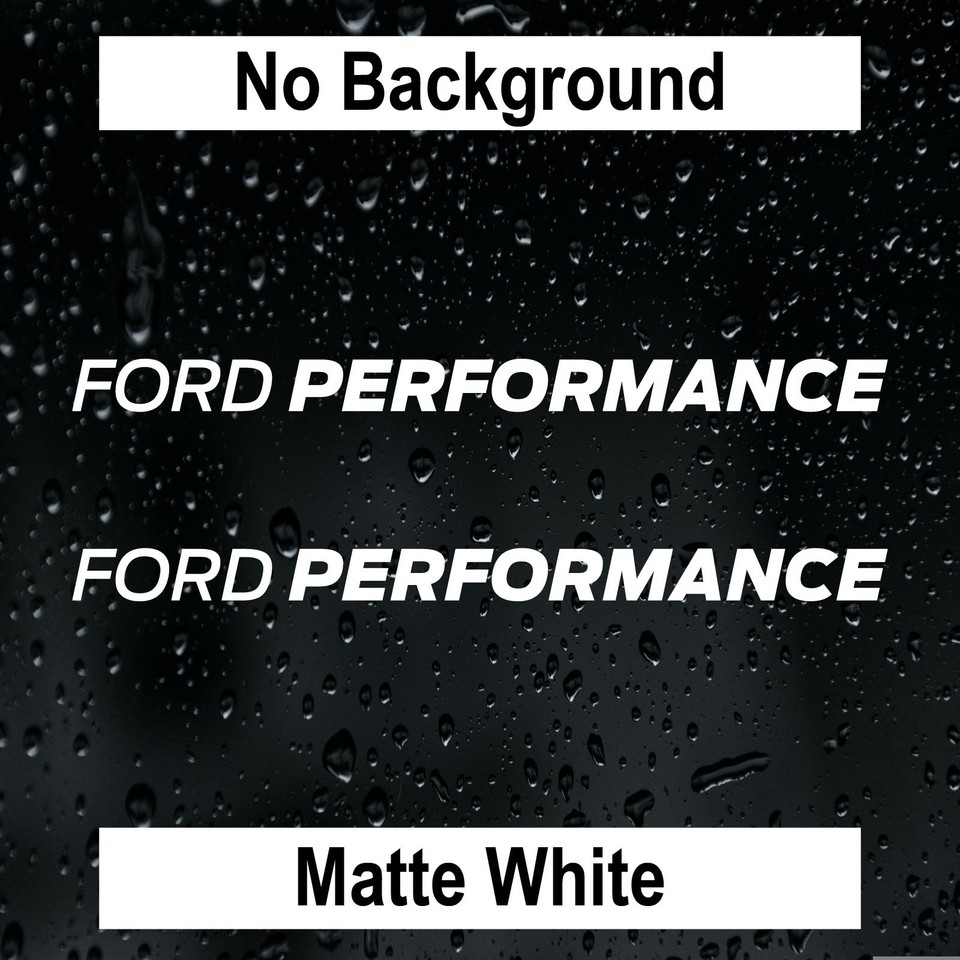 2pcs FORD PERFORMANCE Decal Automotive Vinyl Stickers for Truck Sport ...