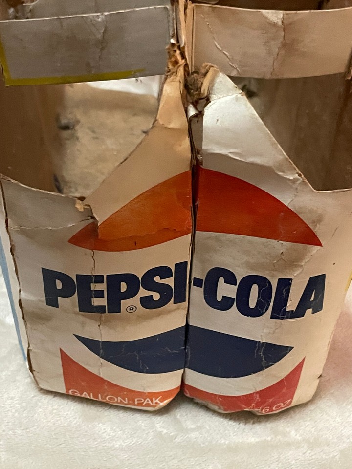 Vintage Pepsi Empty Bottle 8 Pack 70s/80s Inflation Fighter 16oz ...