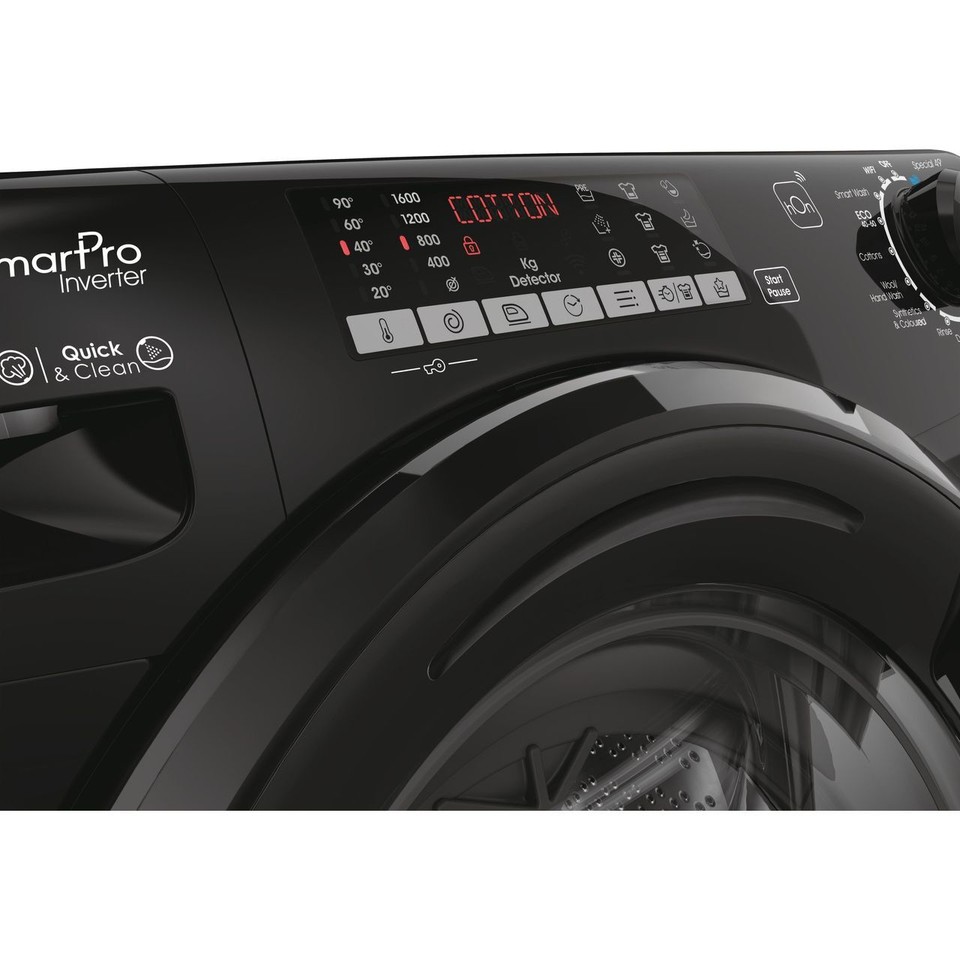 Candy CSO696TWMBB6-80 9Kg Washing Machine Black 1600 RPM A Rated | eBay UK