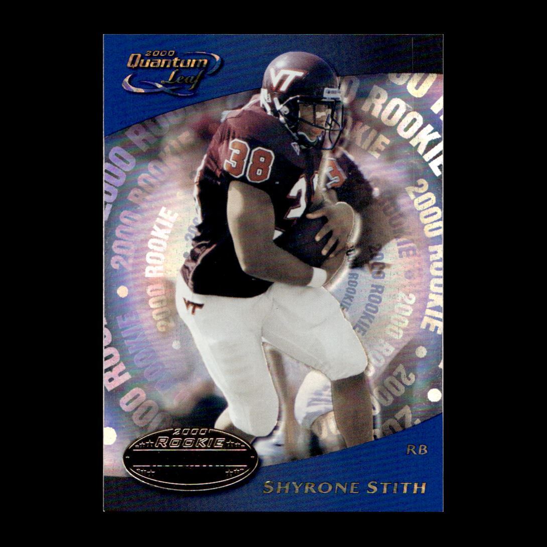 Shyrone Stith 2000 Quantum Leaf Rookie Jacksonville Jaguars #339 R329U ...