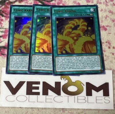 3x (M/NM) - Cubic Karma - MVP1-EN041 - Ultra Rare - Unlimited YuGiOh | eBay